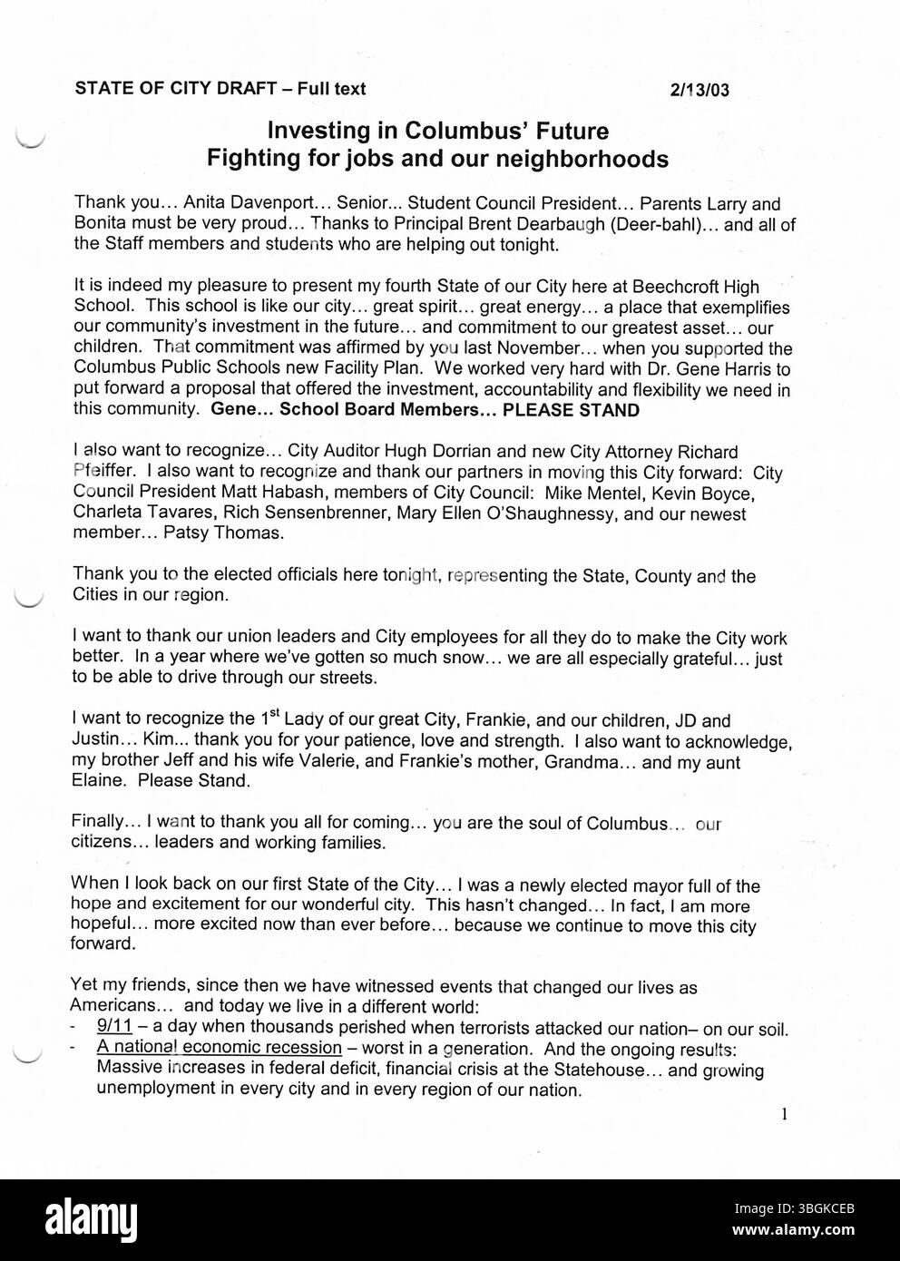 African american mayors Cut Out Stock Images & Pictures - Alamy