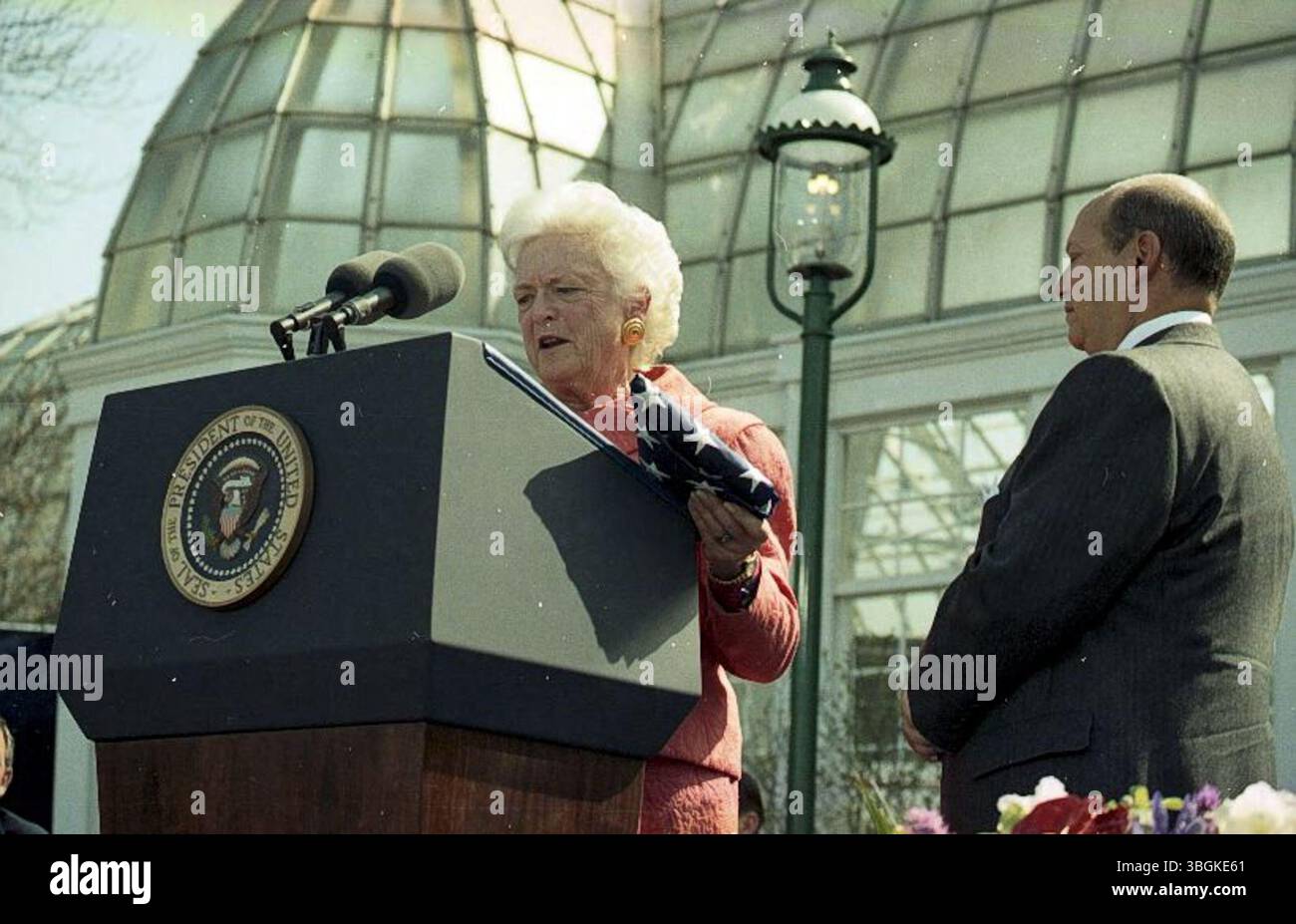 The opening day of Ameriflora '92 on April 20, 1992, featuring ...
