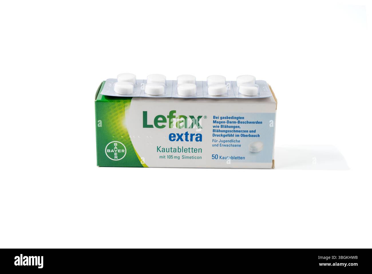 Germany Berlin June 4, 2025. Lefax extra box with two full blister ...