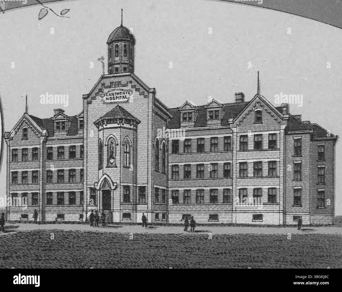 St. Anthony's Hospital in Columbus, Ohio, broke ground in 1889 and ...