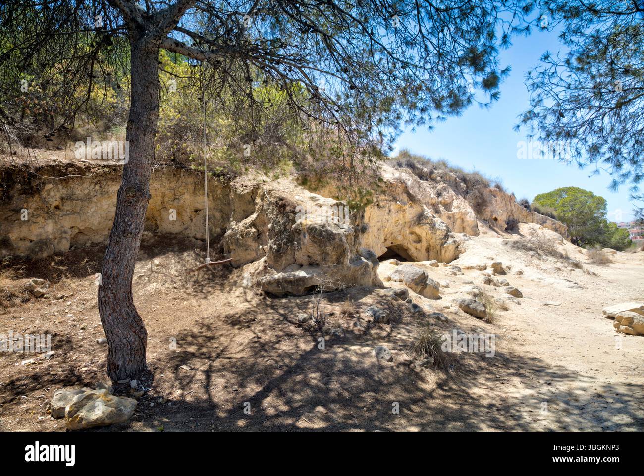 Parque El Recorral de Rojales, sand caves, nature park, landscape ...