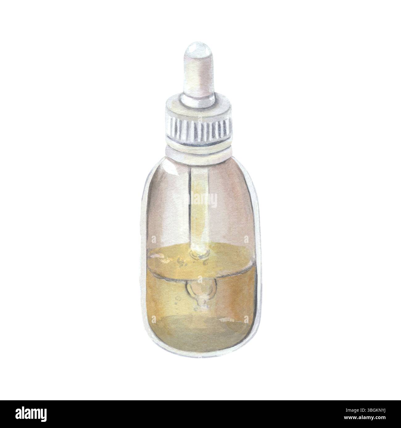 Glass bottle essence serum Cut Out Stock Images & Pictures - Alamy