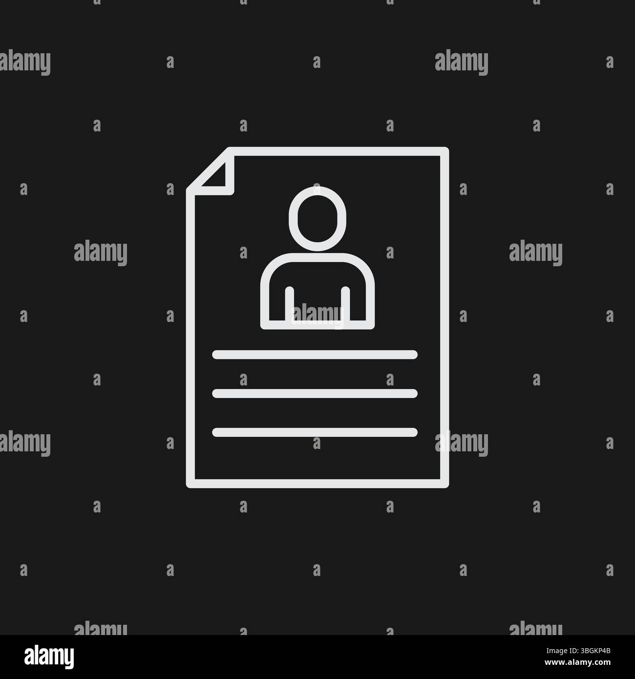 Vector resume job search Black and White Stock Photos & Images - Alamy