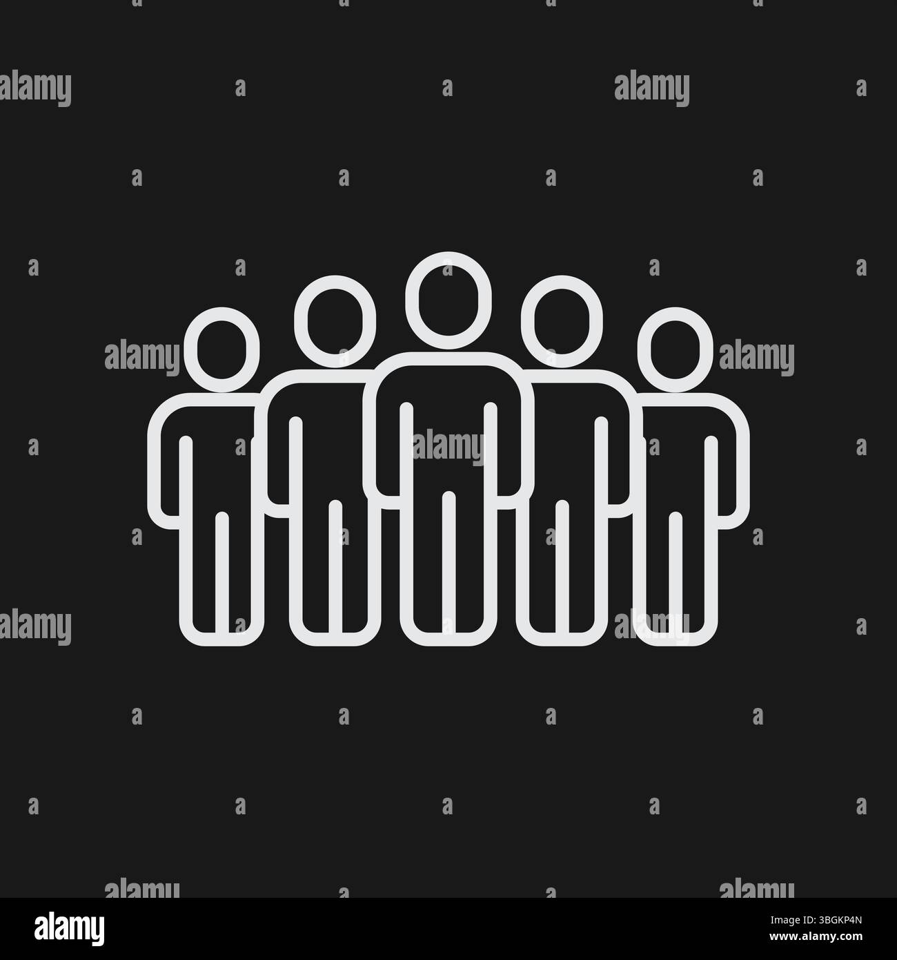 Group symmetry person Stock Vector Images - Alamy