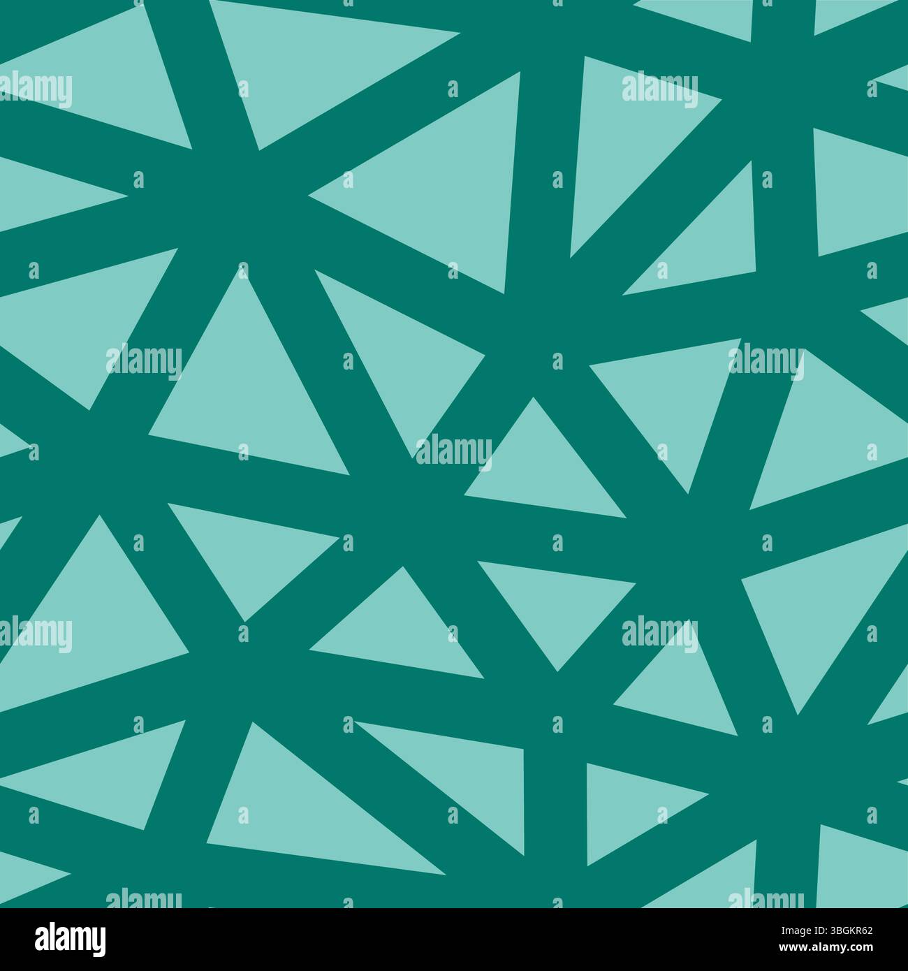 Vector science background. Teal color. Large triangles size. Heavy lines weight. Repeatable ...