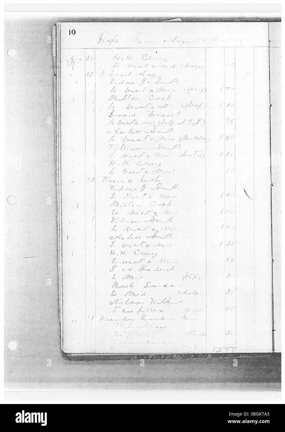 A journal entry by Dr. Sylvester William Ranney, from his 1862-1865 ...