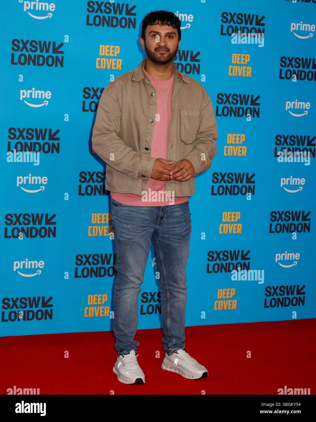 Shabaz Says attends the Deep Cover World Premiere at the Barbican in City Of London Stock Photo ...