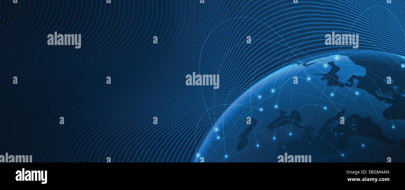 Business in cyberspace data Stock Vector Images - Alamy