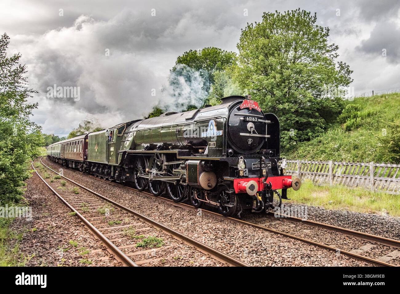 Tornado steam locomotive as 'The Dalesman', 5th June 2025 Stock Photo - Alamy