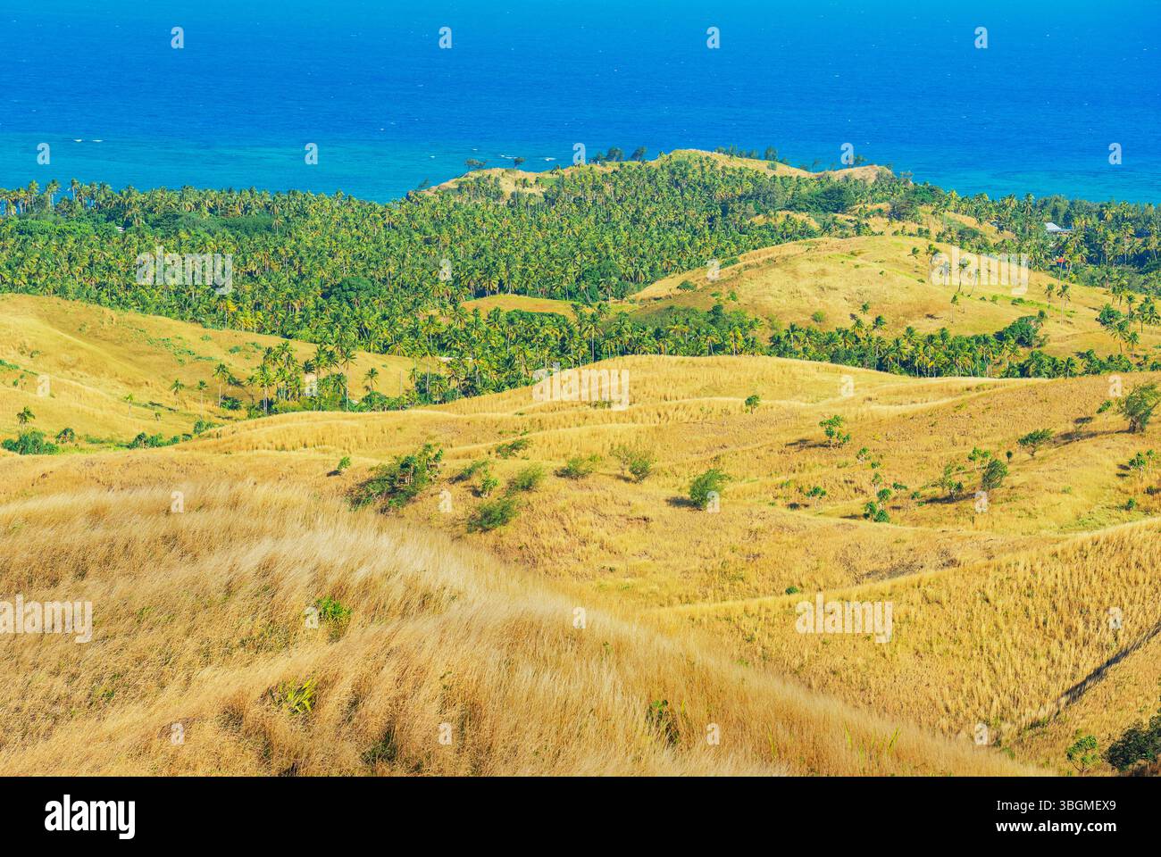 Nacula island, top view, Yasawa islands, Fiji Stock Photo - Alamy