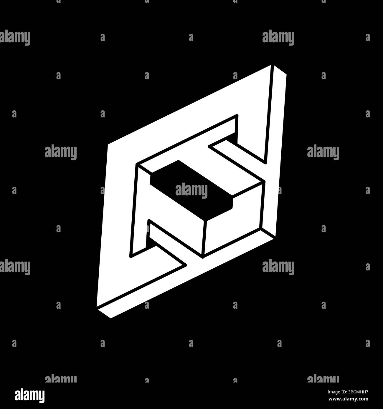 Minimal line art figures Black and White Stock Photos & Images - Alamy