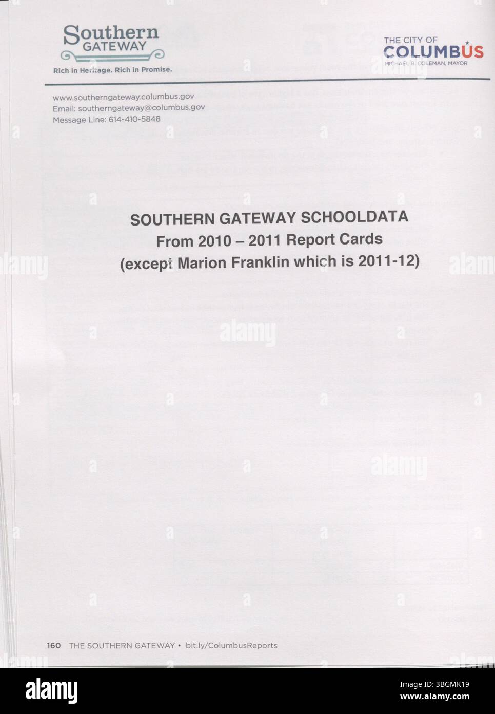 The Southern Gateway, situated in the South Side of Columbus, includes ...