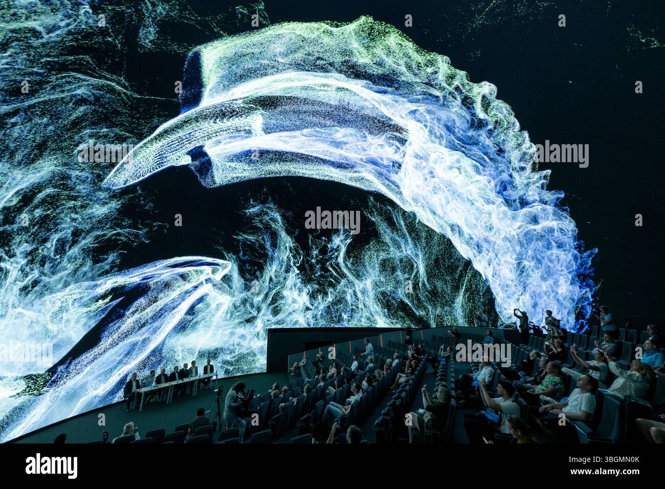 The Prague Planetarium in Stromovka Park, Prague, was reopened after ...