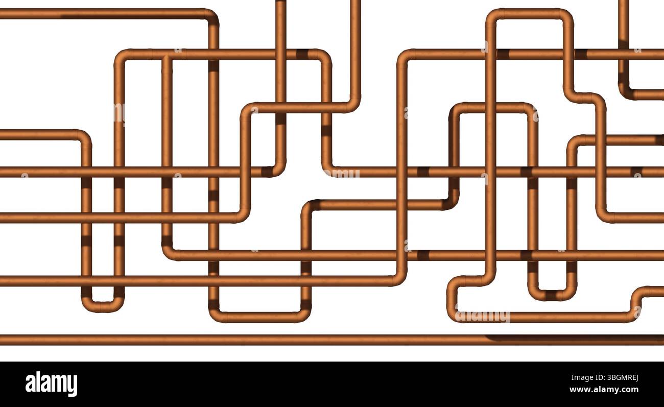 Maze of pipes hi-res stock photography and images - Alamy
