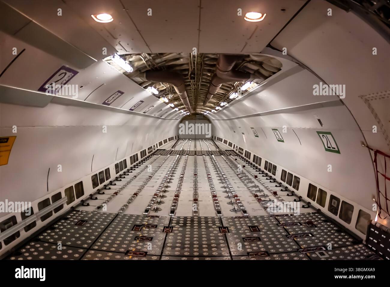 Charlotte, Nc, USA. 26th Jan, 2006. A commercial cargo aircraft rests ...