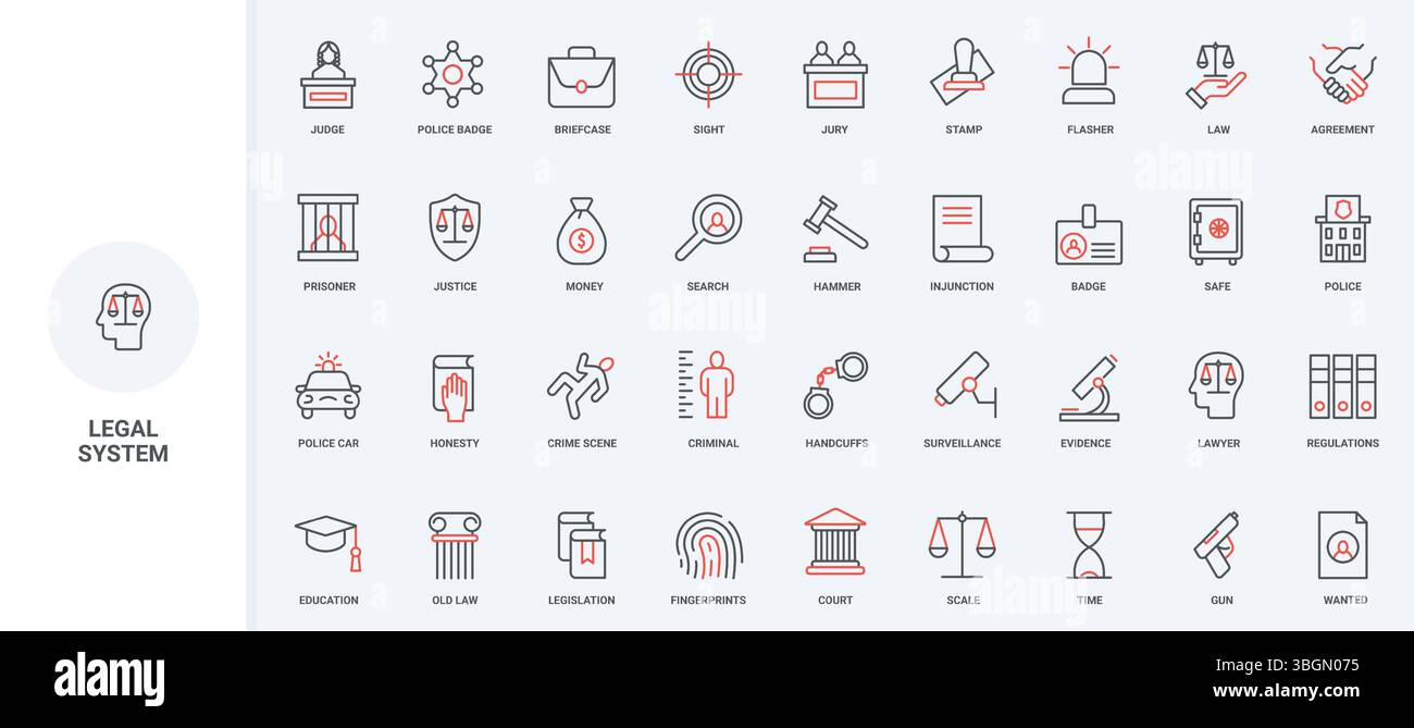 Law, legal document stamp and regulation, evidence in court, judge and ...