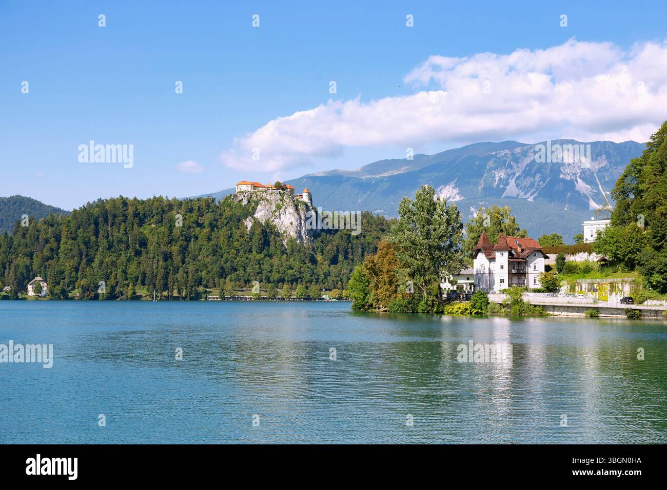Slovenia, Bled, Lake Bled, Blejski Grad, Bled Castle Stock Photo - Alamy