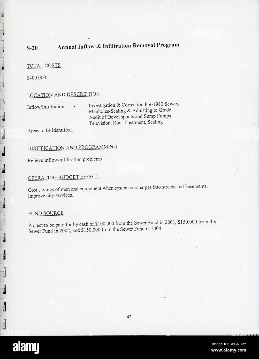 Hilliard's Five-Year Capital Improvement Plan for 2000-2004 prioritizes ...