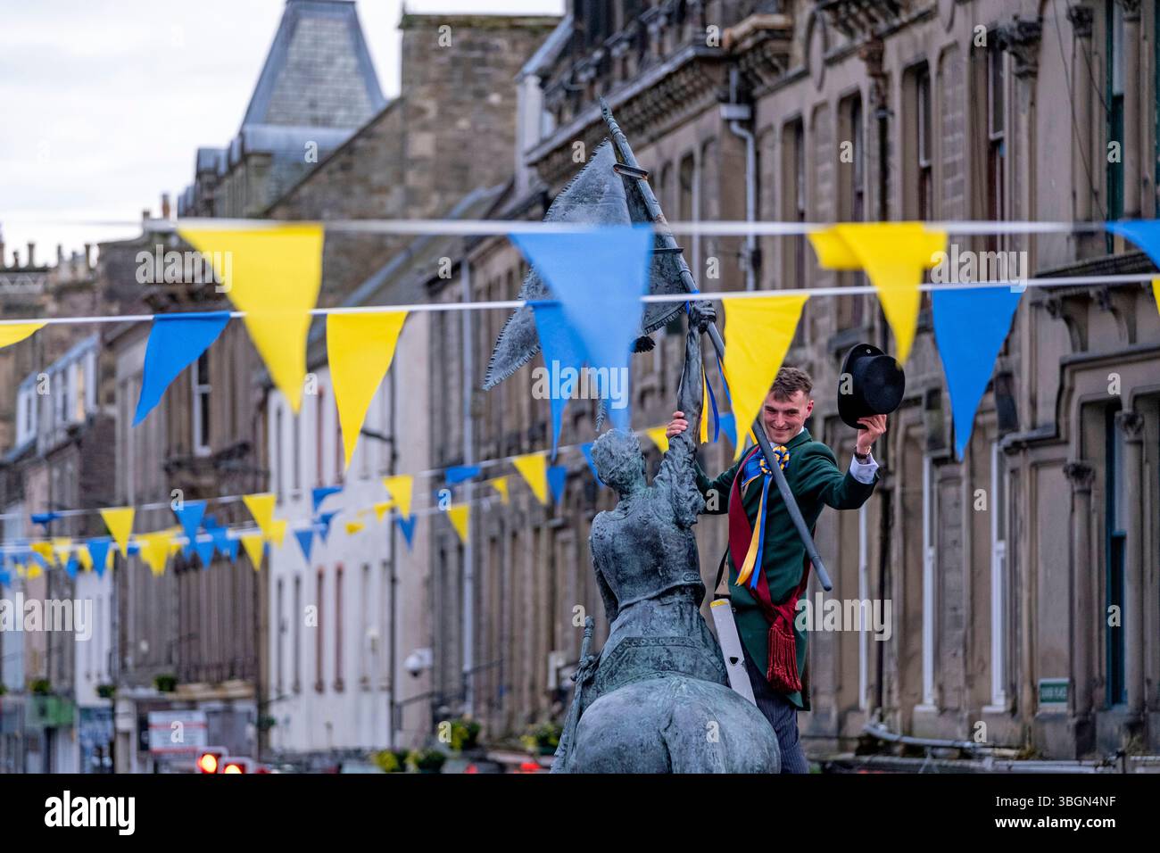 Thursday 5 June 2025 Hawick Common Riding 2025, Cornet Jack Scott ...