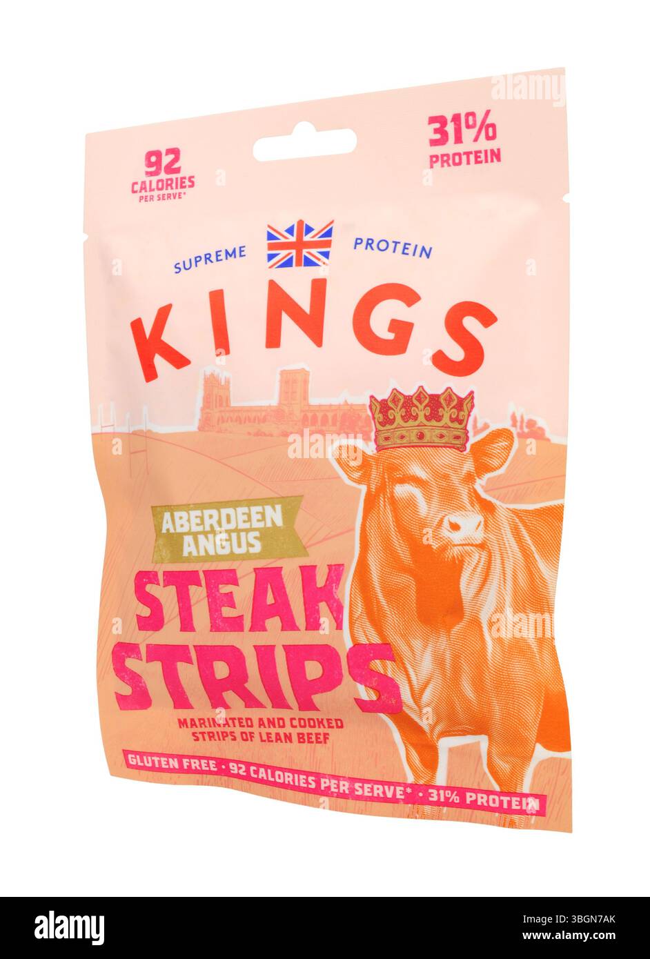 Kings Aberdeen Angus steak strips marinated and cooked strips of lean ...