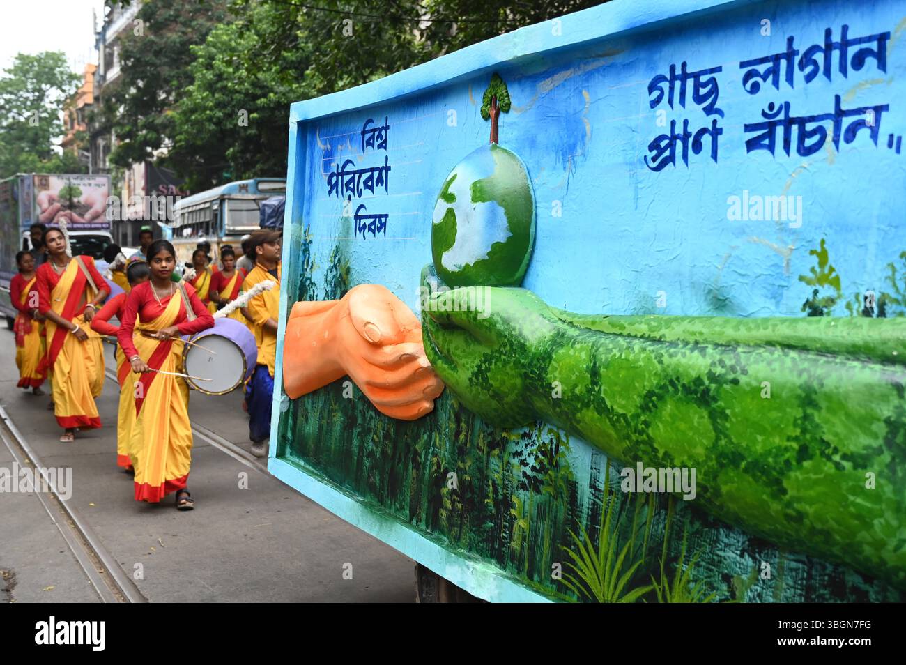 KOLKATA, INDIA - JUNE 5: On the occasion of World Environment Day, 2025 ...