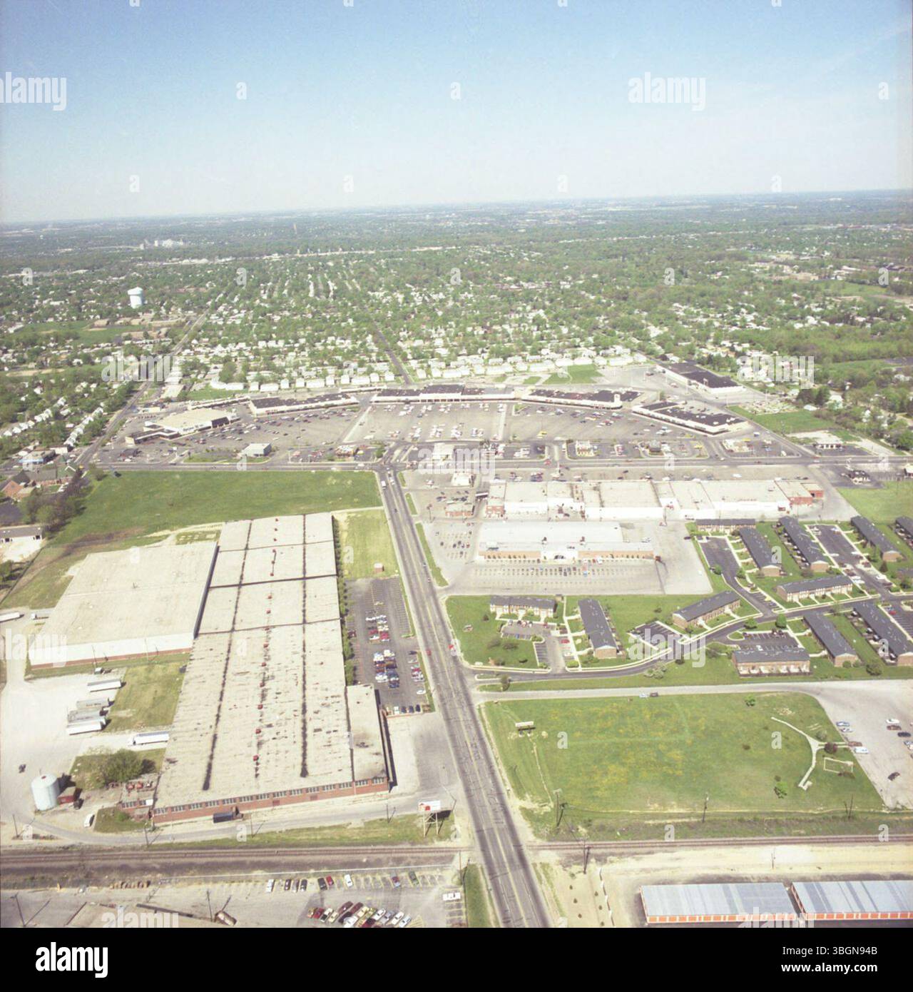 Aerial views of Northern Lights Shopping Center on Cleveland Avenue at ...