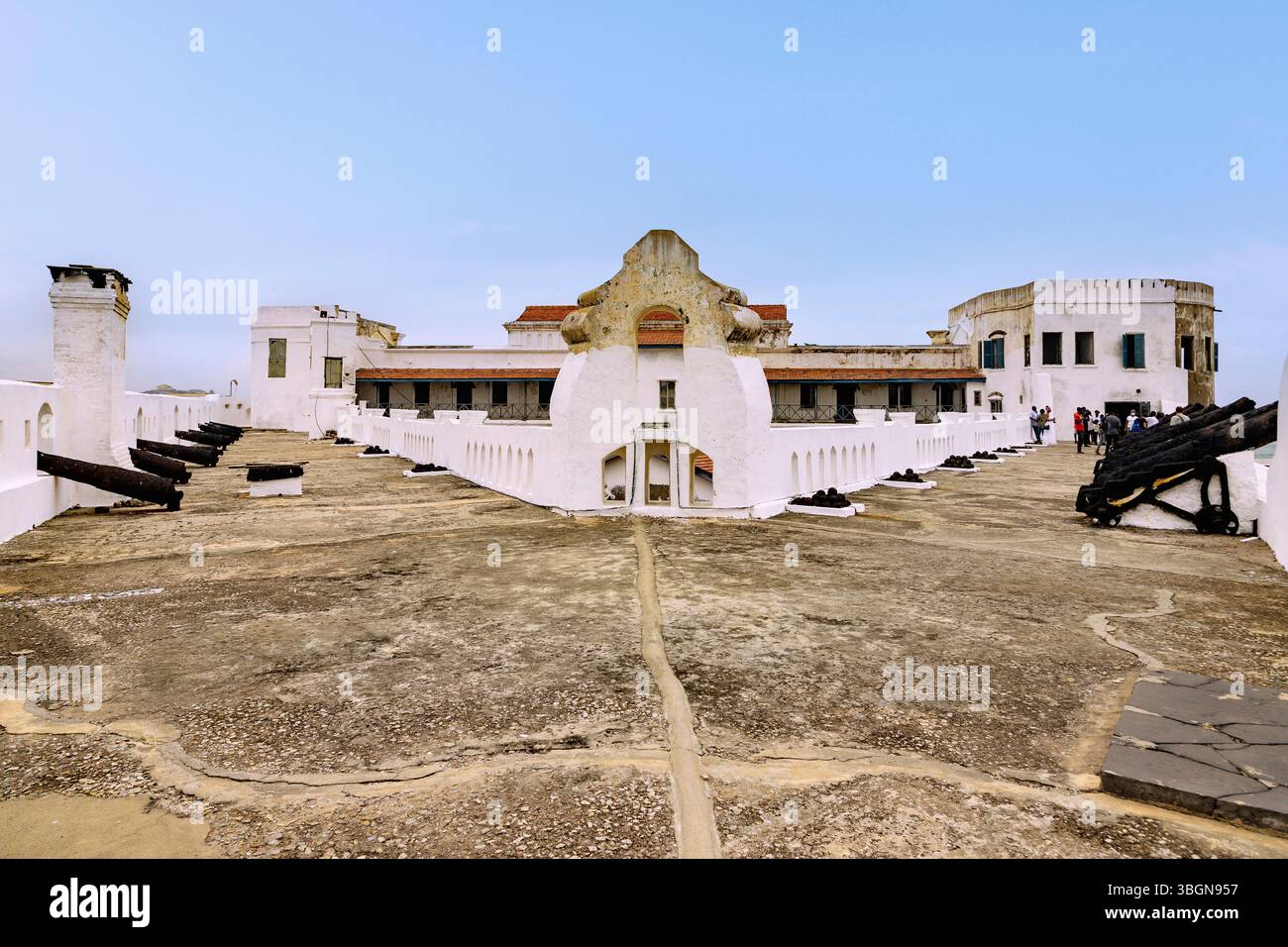 Cape Coast Castle in Cape Coast on the Gold Coast in the Central Region ...