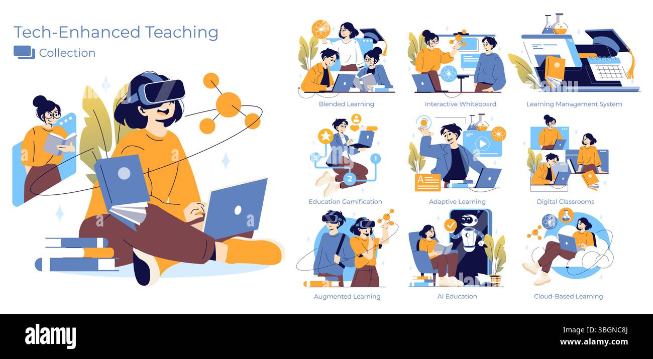 Tech enhanced education hi-res stock photography and images - Alamy