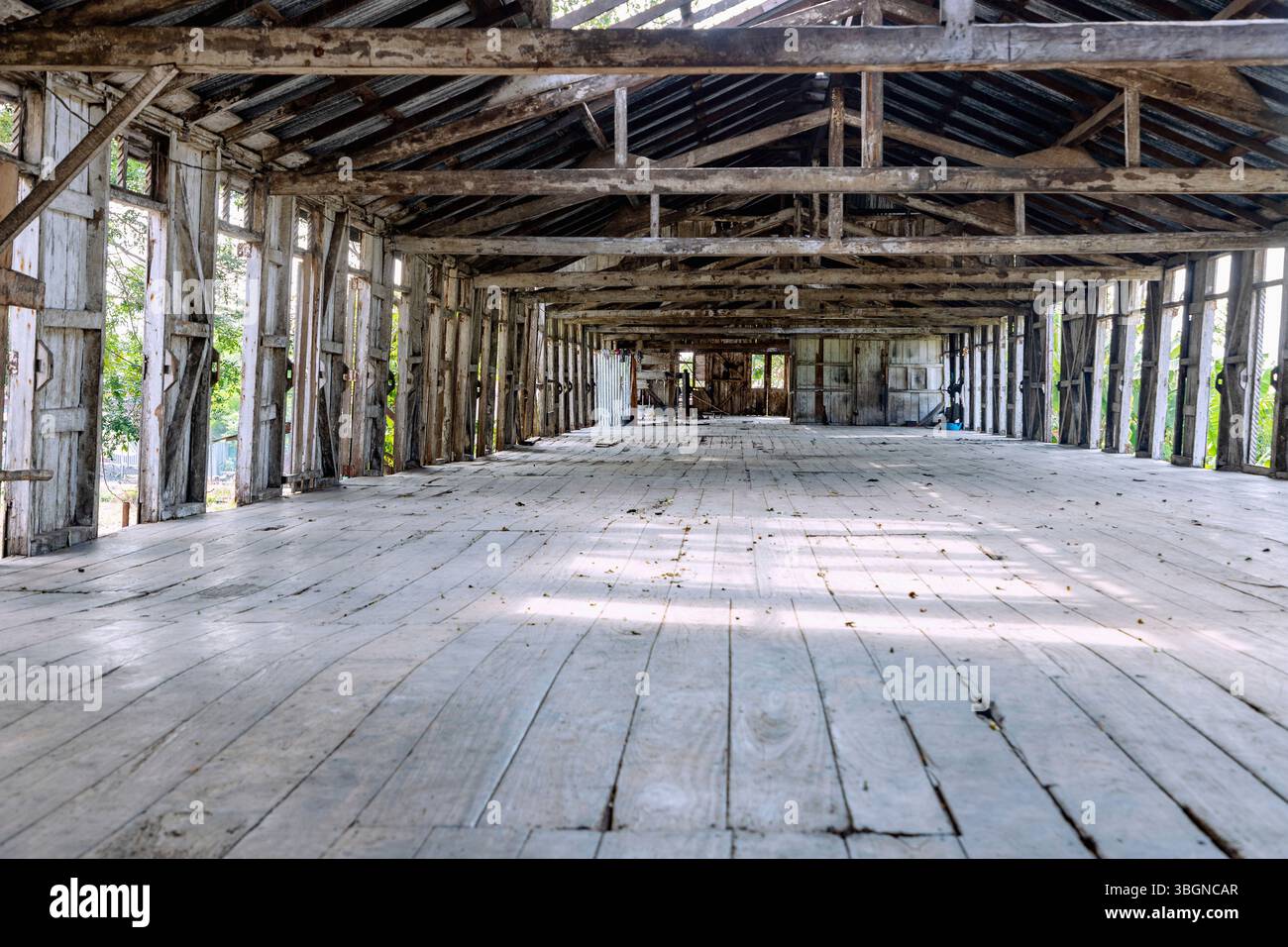 Historic fermentation building at the Roca do Cacau in the village of ...