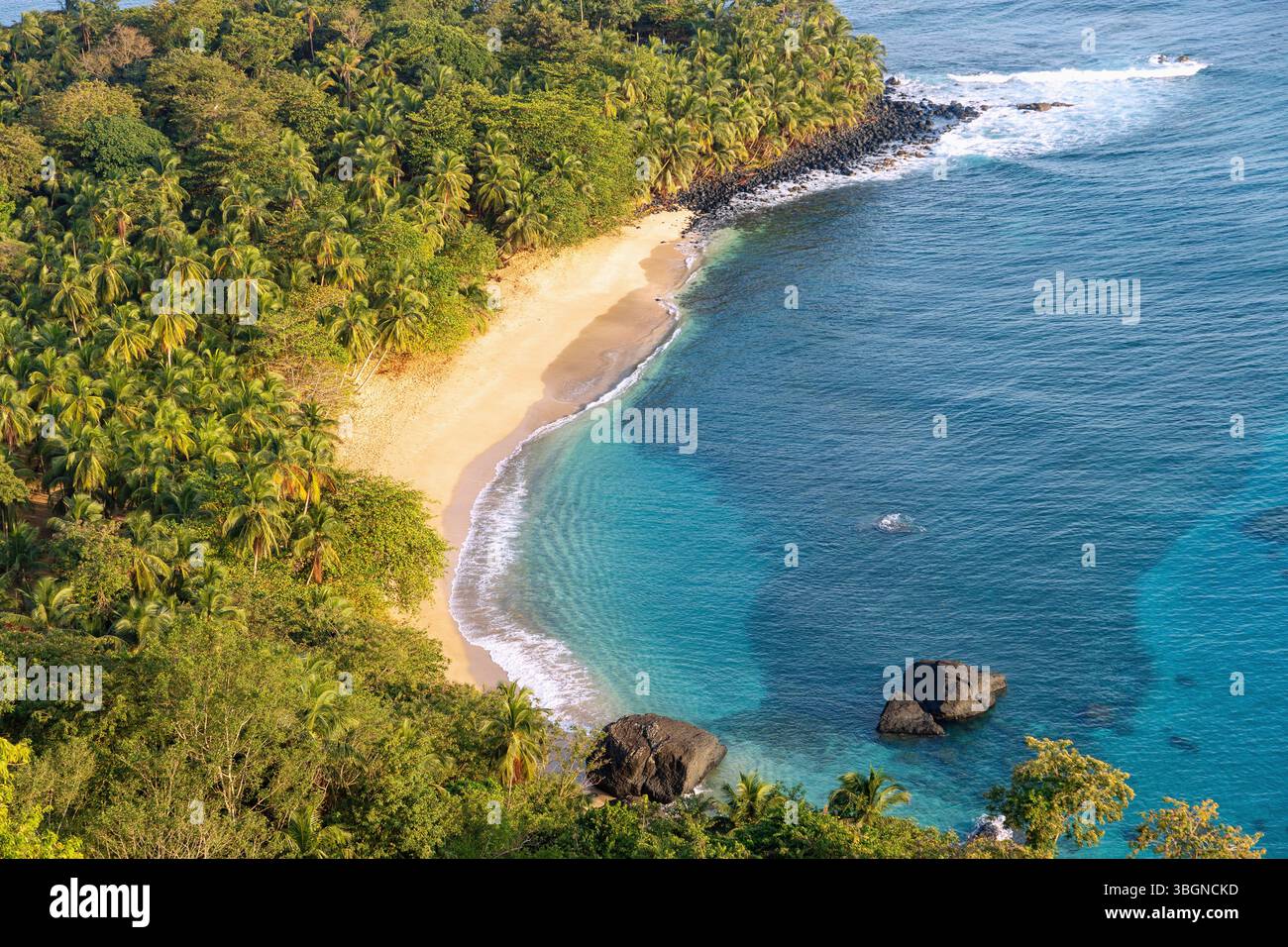 Banana beach principe hi-res stock photography and images - Alamy