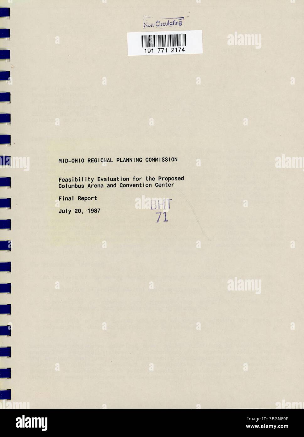 This page outlines the scope of a 1978 feasibility analysis by Touche ...