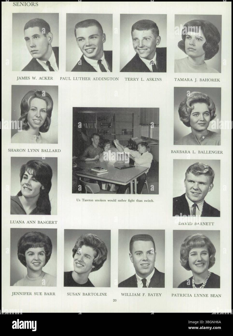 The 1964 Westerville High School yearbook, 'The Searchlight,' includes ...