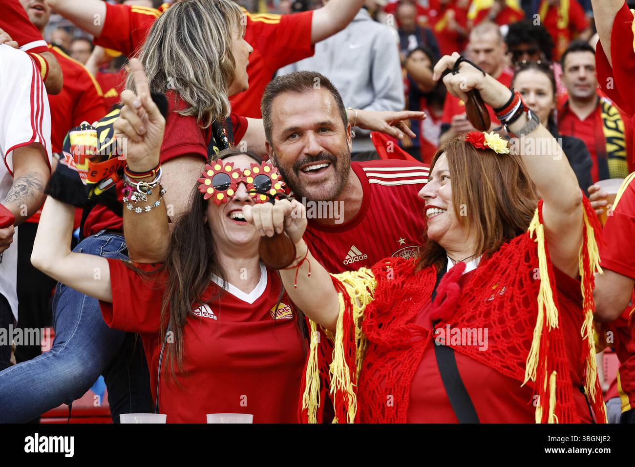 STUTTGART - Spain fans during the UEFA Nations League semifinal match ...