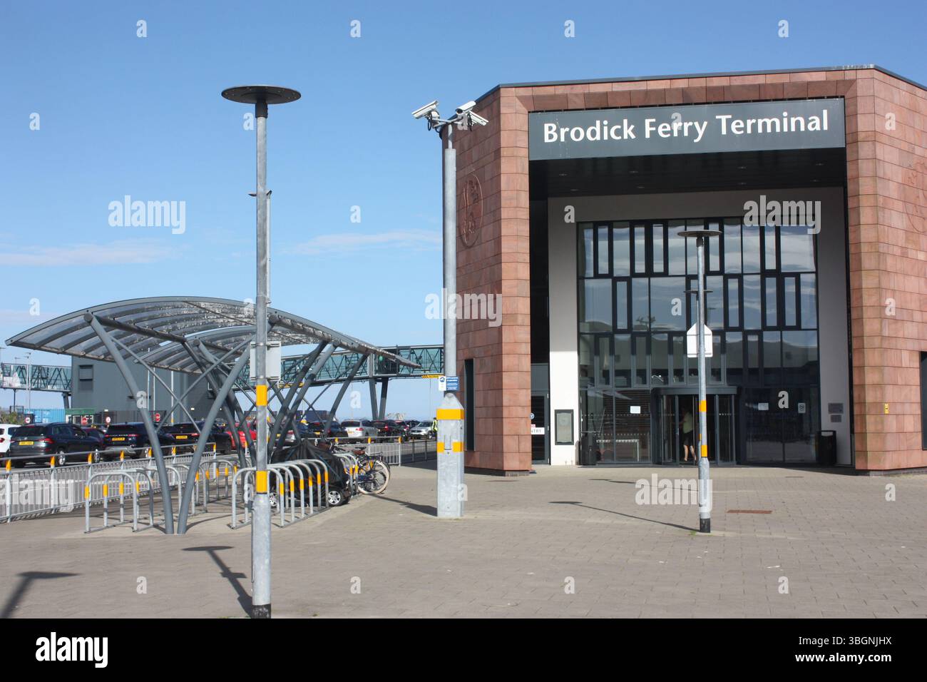 Brodick Ferry Terminal on Arran Stock Photo - Alamy