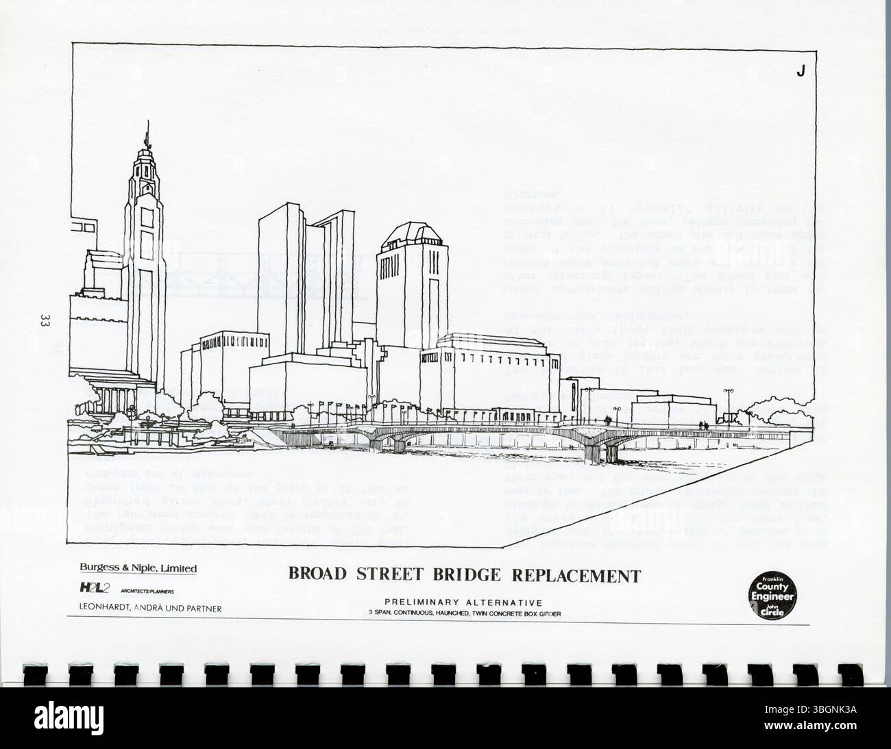 An engineering document reviewing various preliminary replacement ...