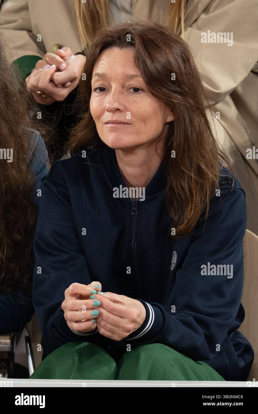 Audrey Marnay attends the Roland Garros 2025 tournament on June 5, 2025 ...