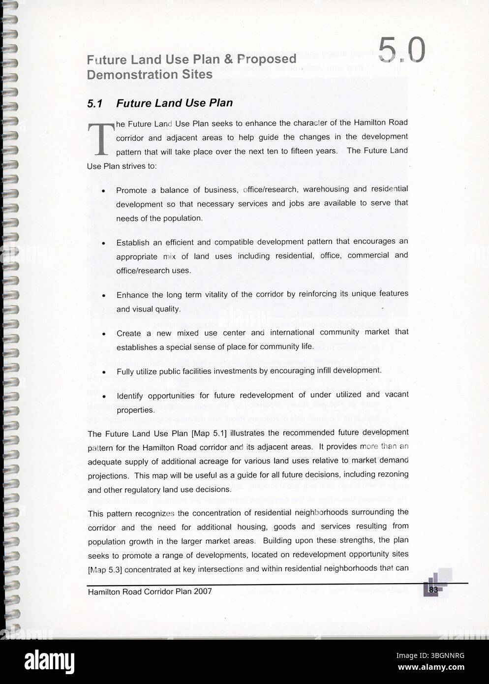 This 2007 Eastland Area Revitalization Plan outlines strategies for the ...