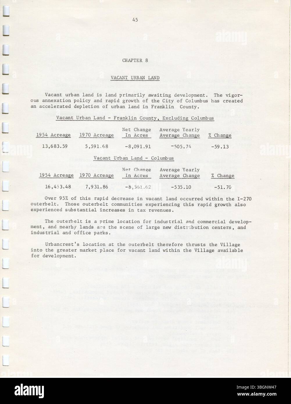 The 1974 Urbancrest Comprehensive Community Development Plan provides a ...