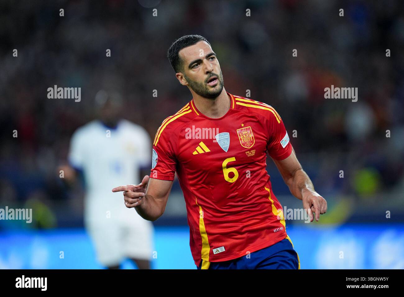 Stuttgart, Germany. 05th June, 2025. Mikel Merino (Spain) celebrates ...