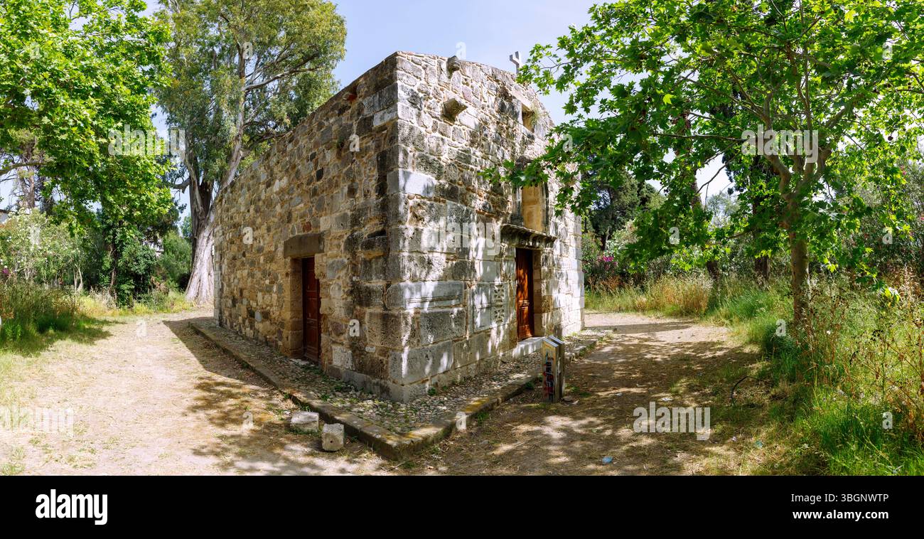 Early Christian church of Agios Joannis Naukliros on the ruins of the ...