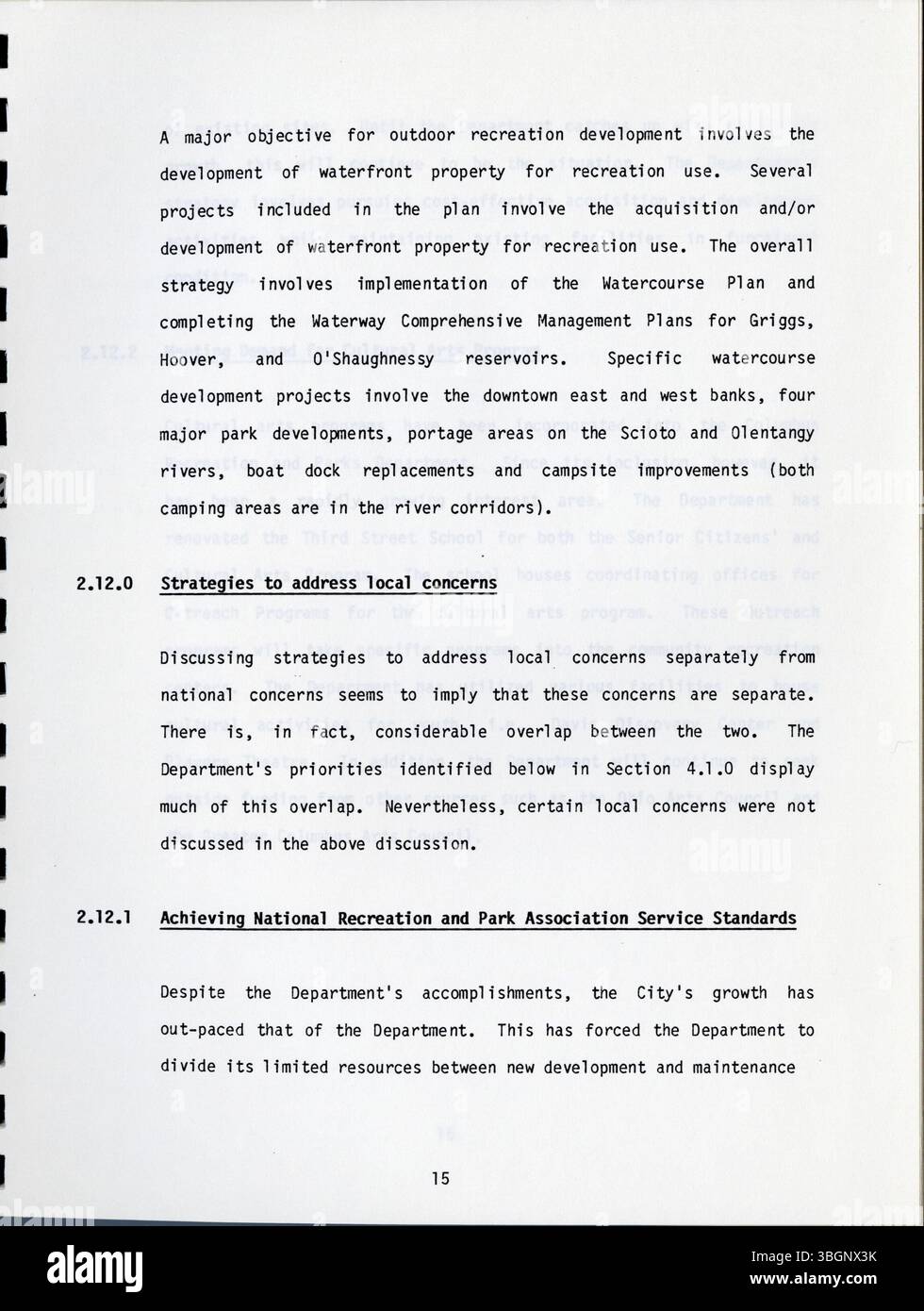 Volume II of the circa 1990 Recovery Action Program details a strategic ...