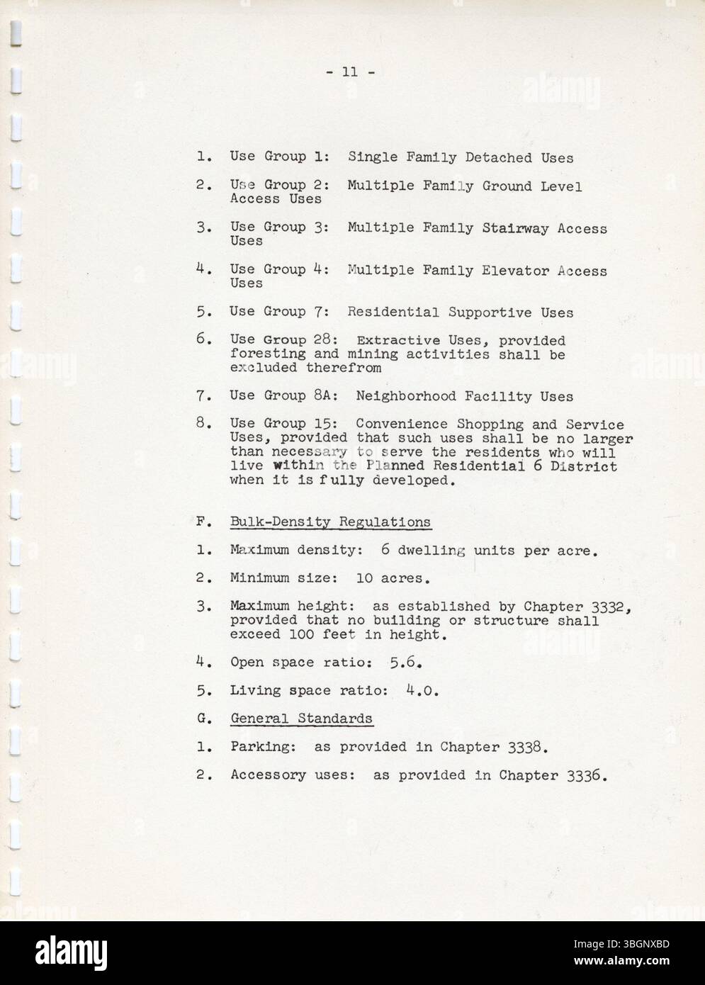 This document outlines the City of Columbus's 1970 proposed zoning code ...