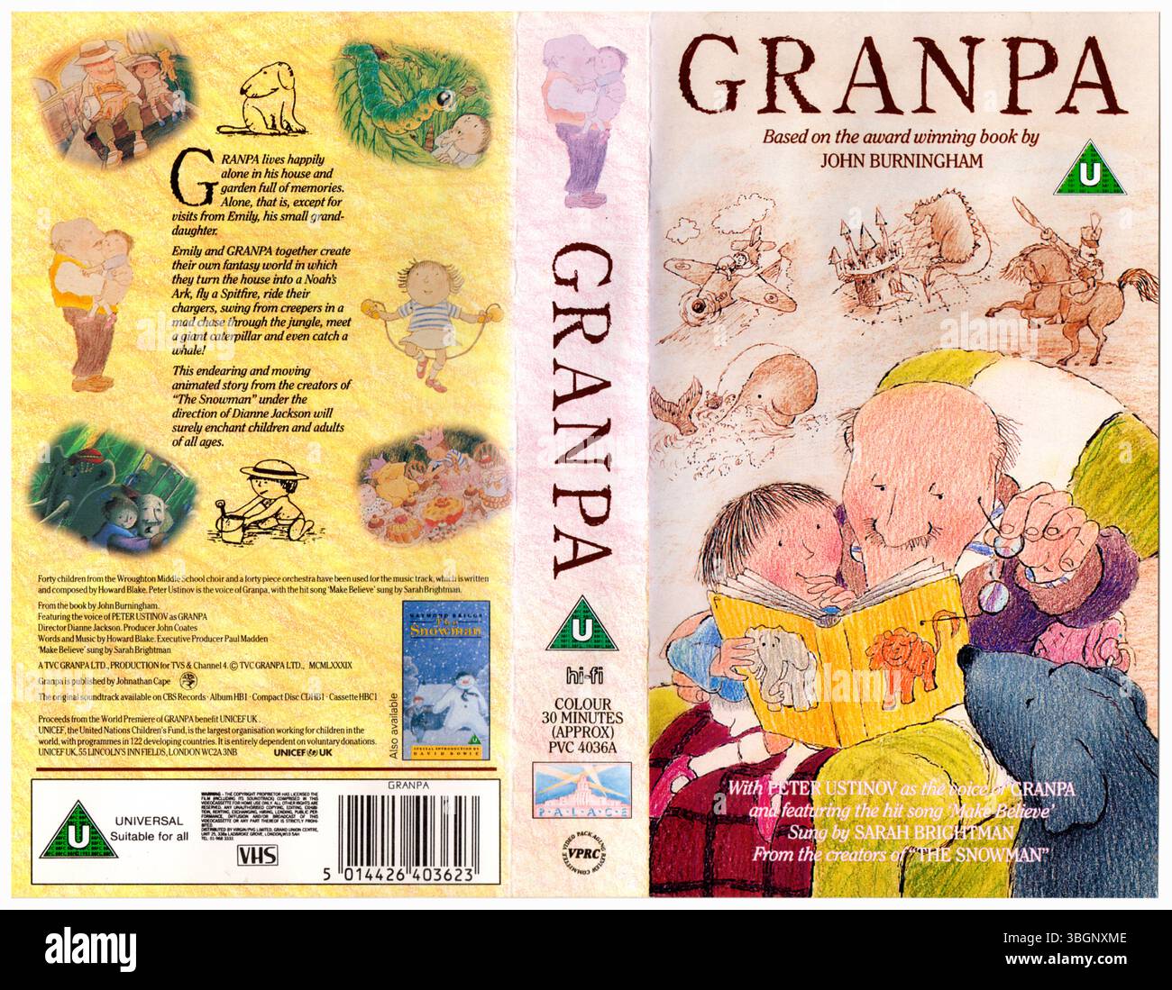 Granpa VHS Cover (1990) (UK) by TVC Granpa Stock Photo - Alamy
