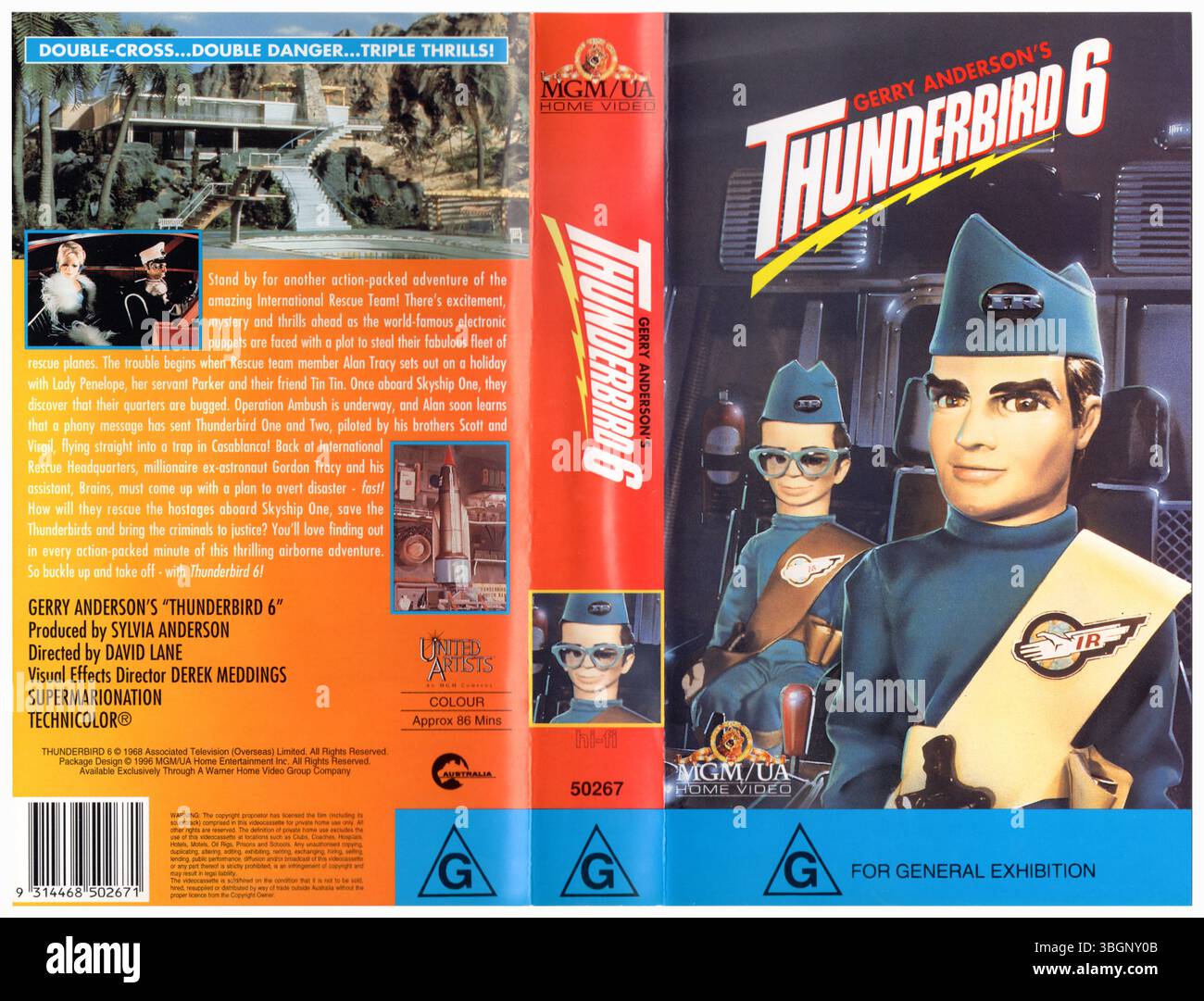 Thunderbird 6 (1996) (AU) by MGM/UA Home Entertainment, Australian ...