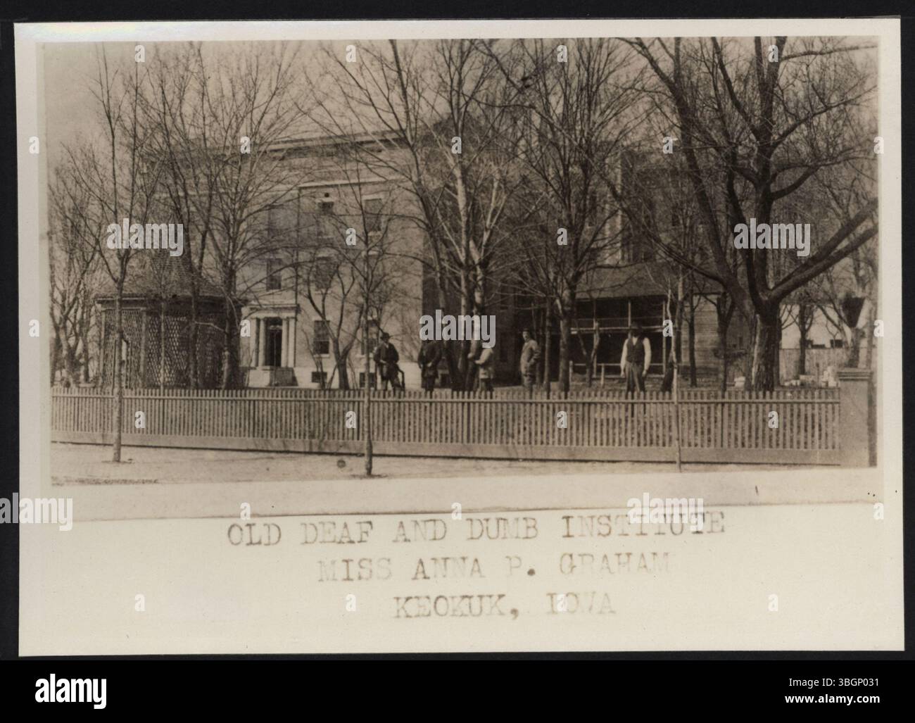 This circa 1867 photograph shows the first permanent Ohio Asylum for ...