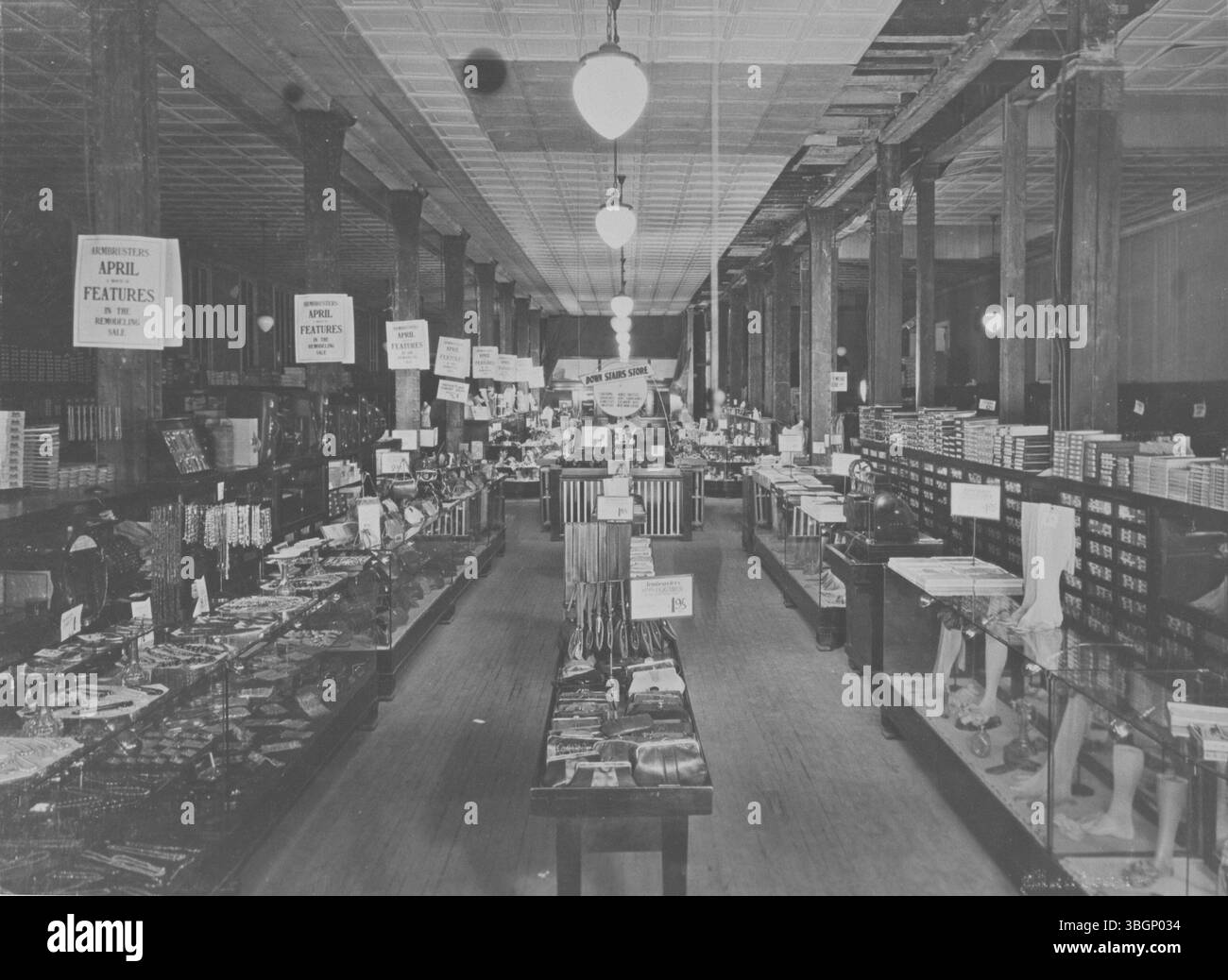 Photographs of the interior of Armbruster Department Store from the ...