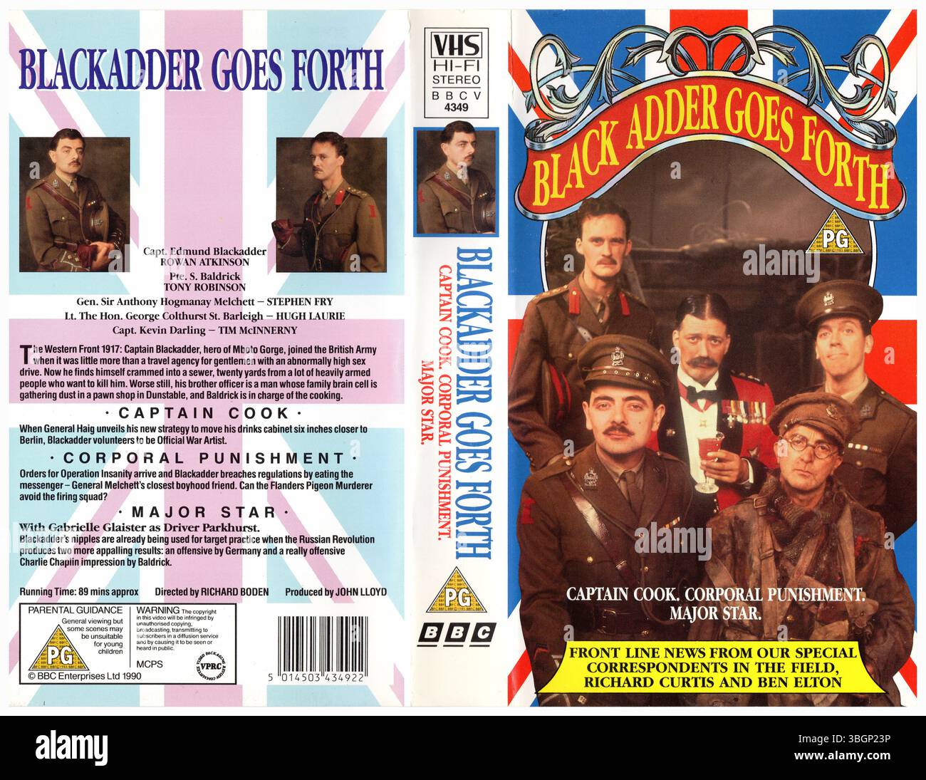 Blackadder Goes Forth - Captain Cook VHS Cover (UK,1990 Stock Photo - Alamy