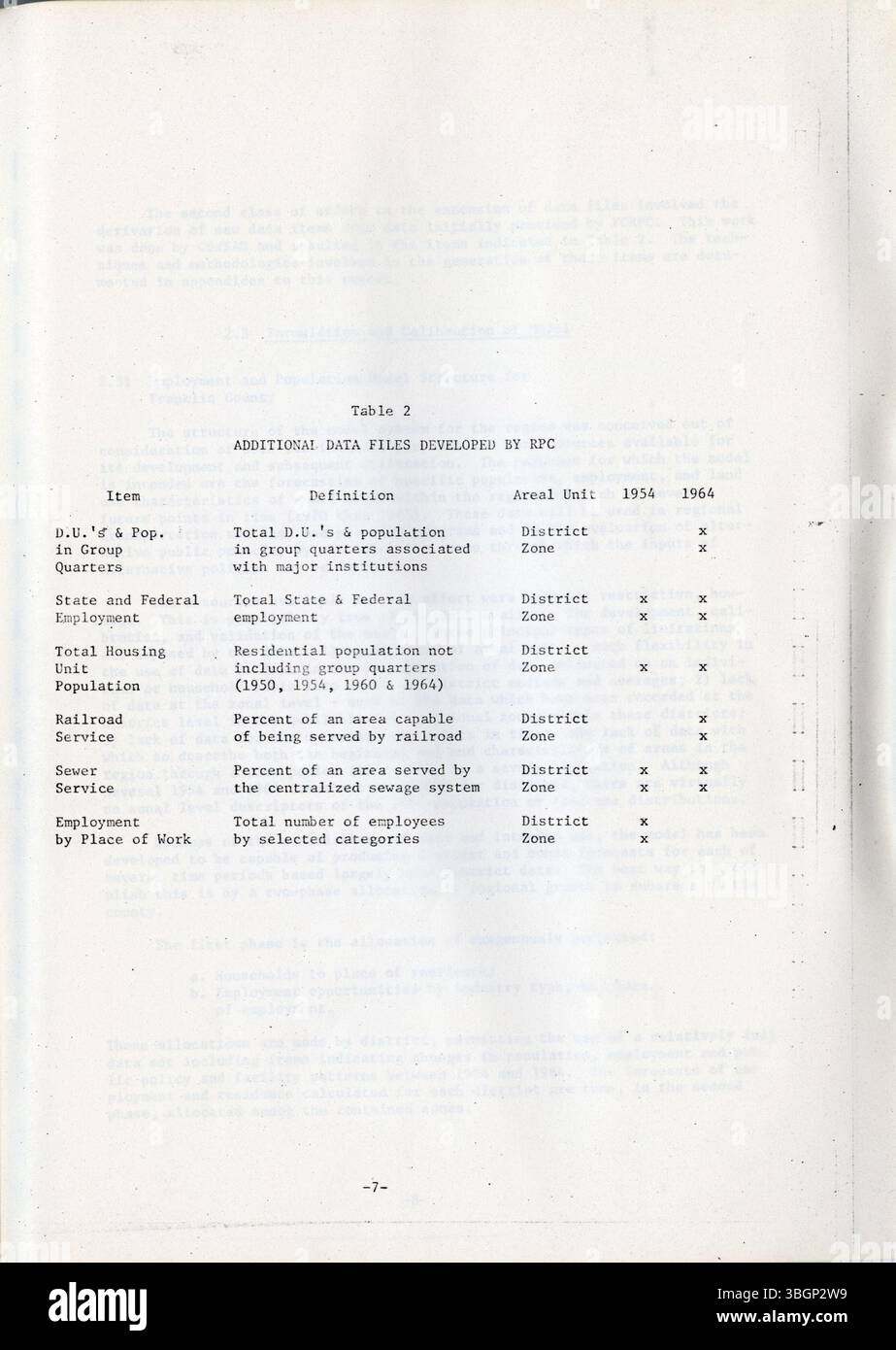 This 1969 document details the procedures used to develop a land use ...