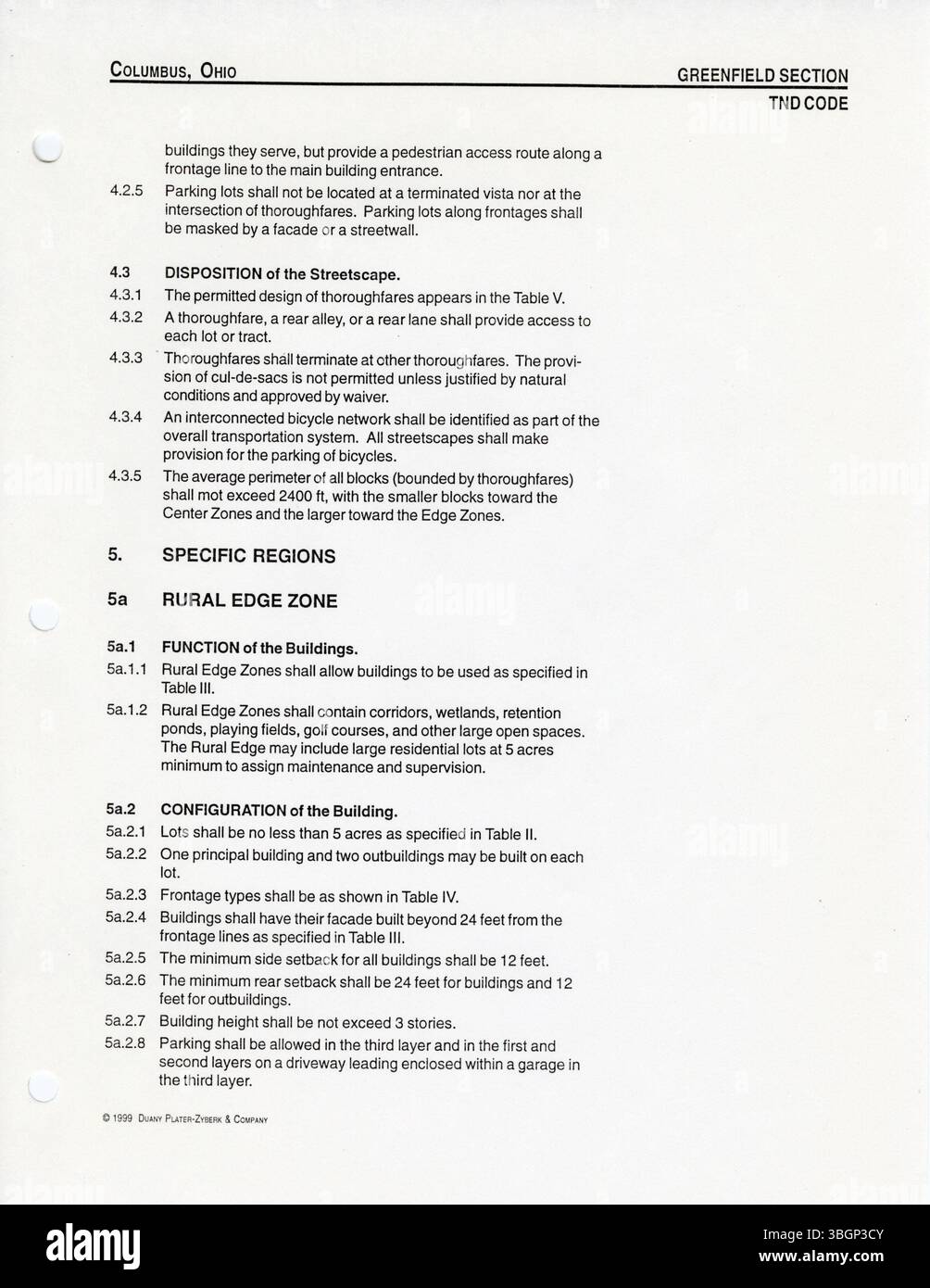 The 1999 Traditional Neighborhood Development Code for Columbus, Ohio ...