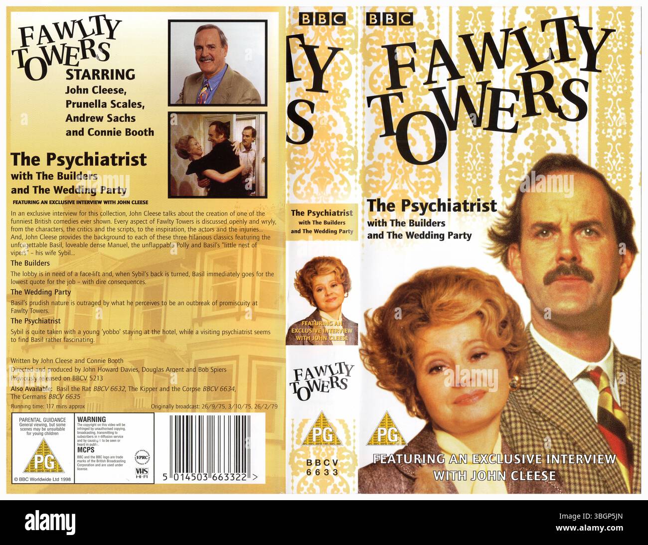 Fawlty Towers: The Psychiatrist VHS Cover (1998) (UK) by BBC Worldwide ...
